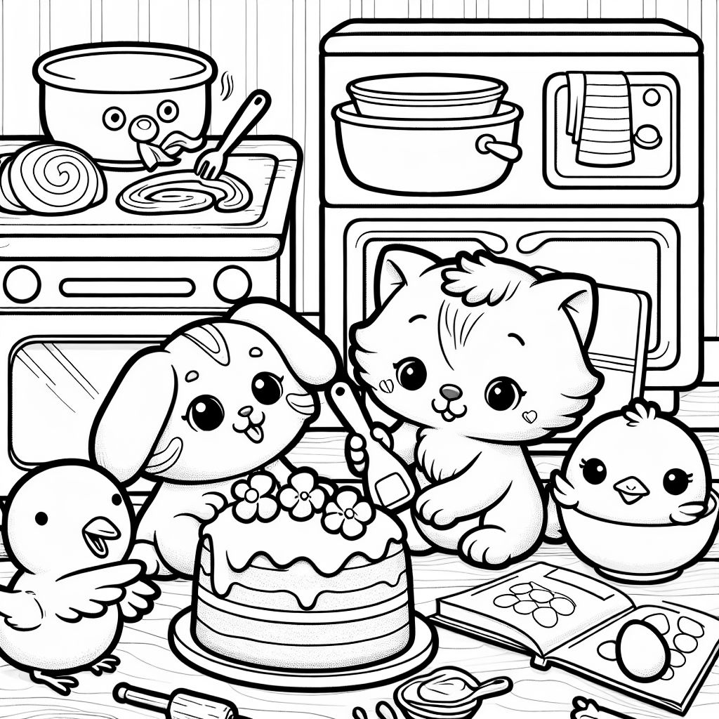 'Animals' Coloring Pages | bubbely