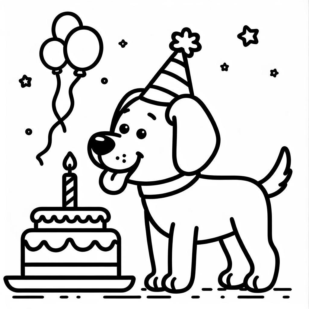 Free Birthday Coloring Pages | Personalize now