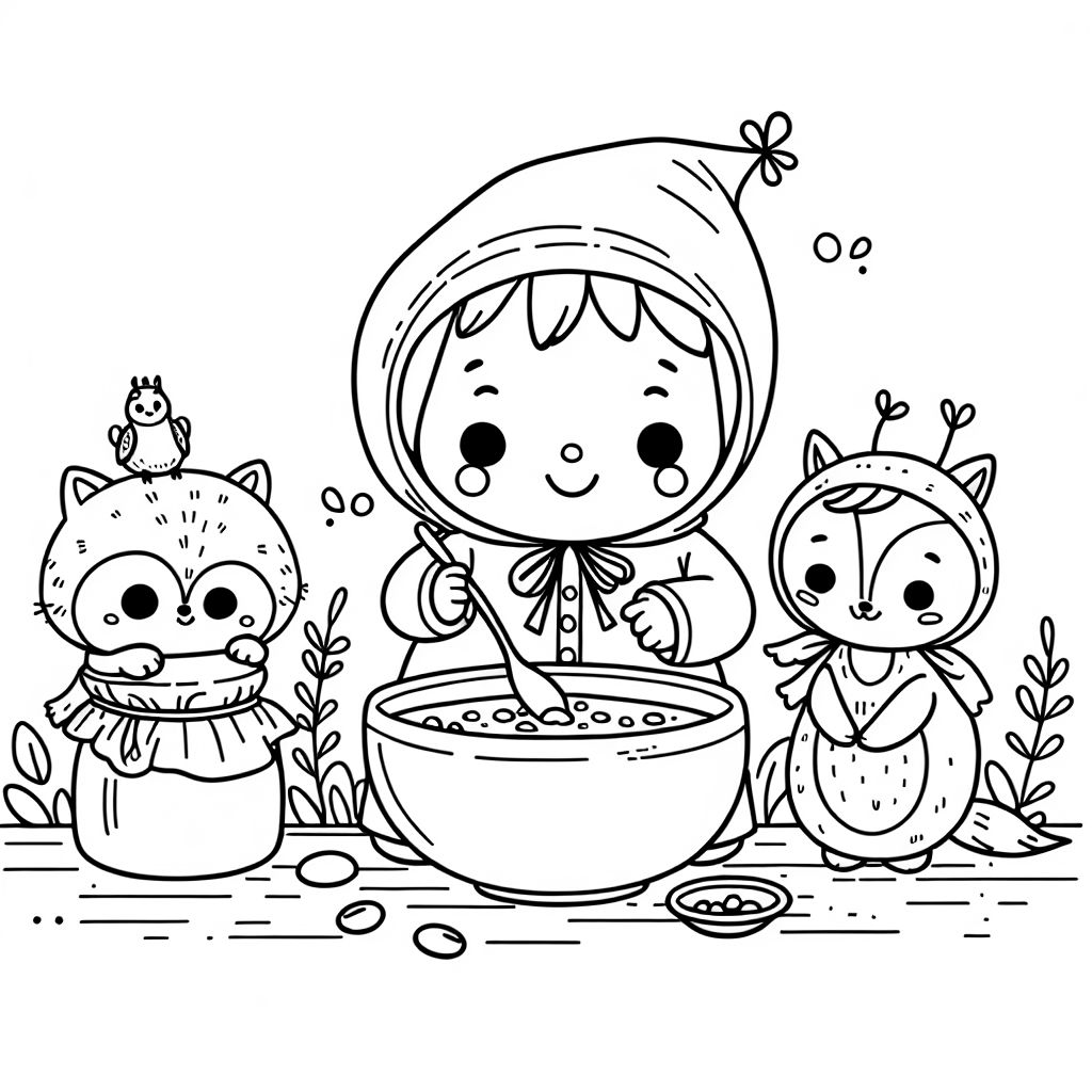Porridge Coloring Pages [2025]