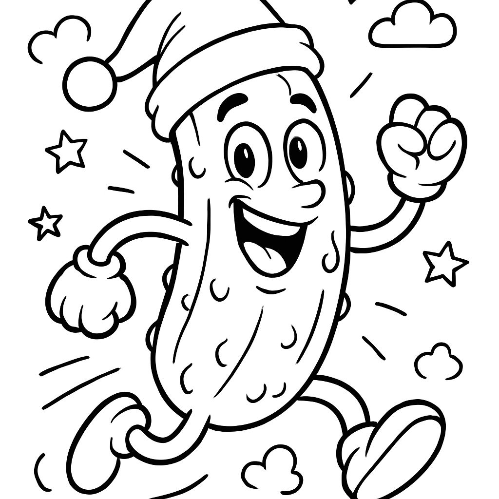 Pickle Coloring Sheet [2025]