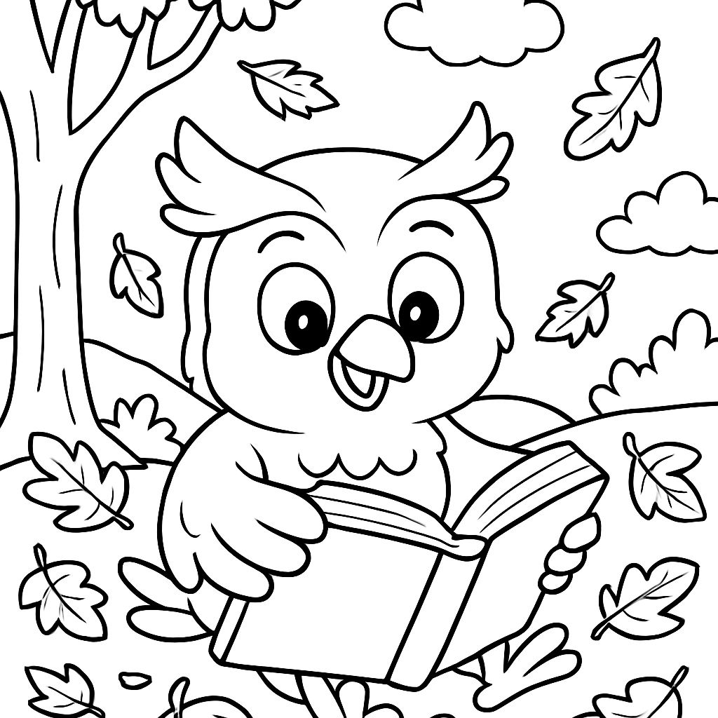 Beautiful Autumn and Fall Coloring Pages | Free for Kids