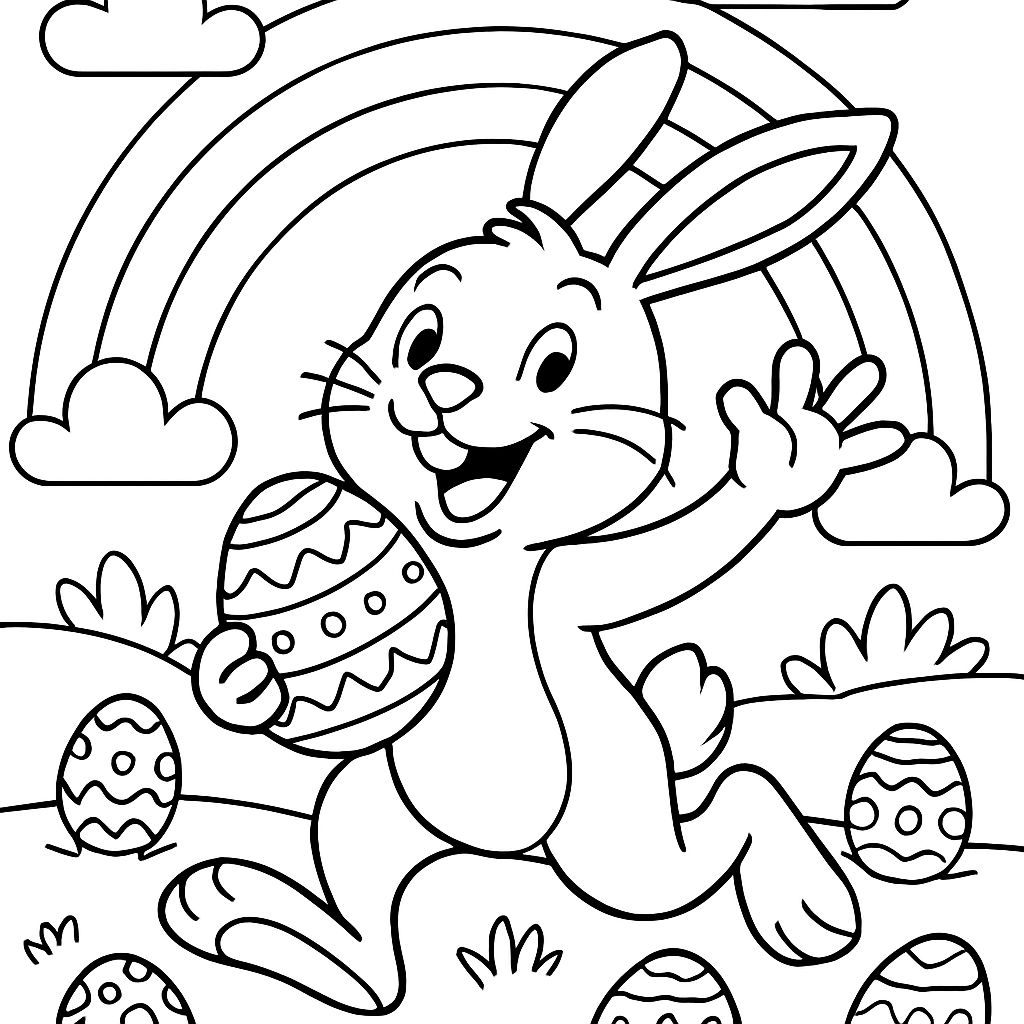 Easter Coloring Pages | Free Printable Spring Activities