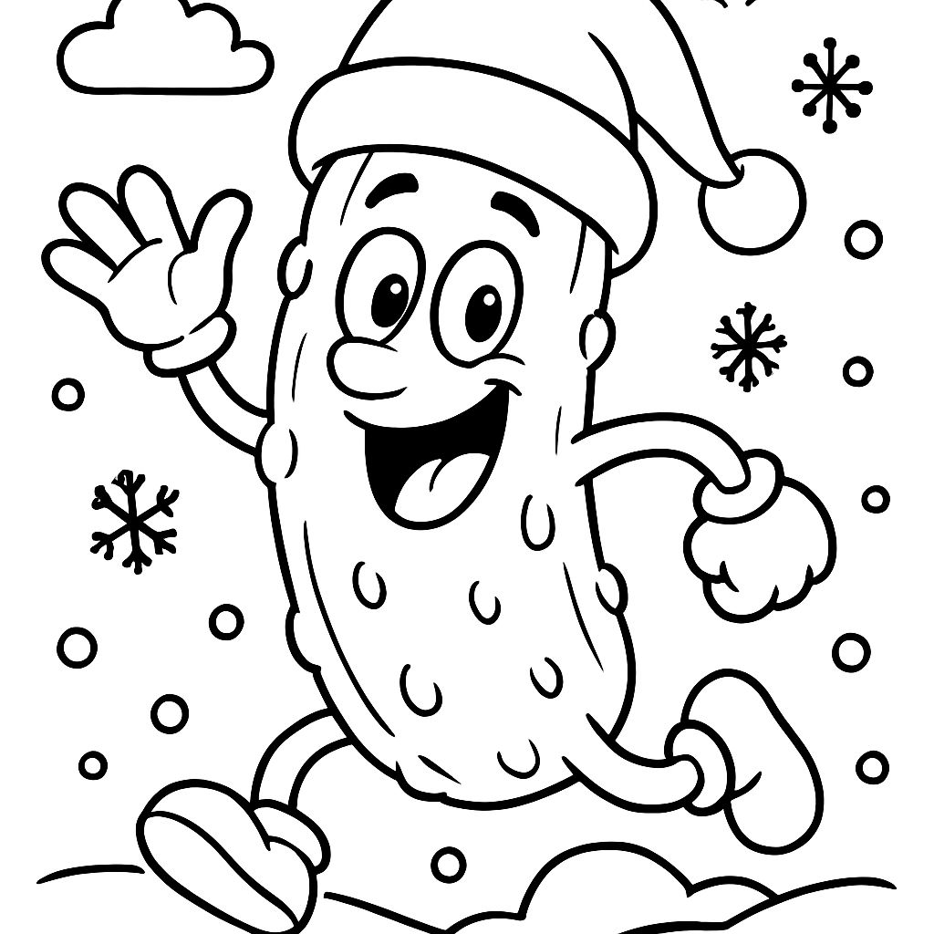 'Pickle' Coloring Pages | bubbely