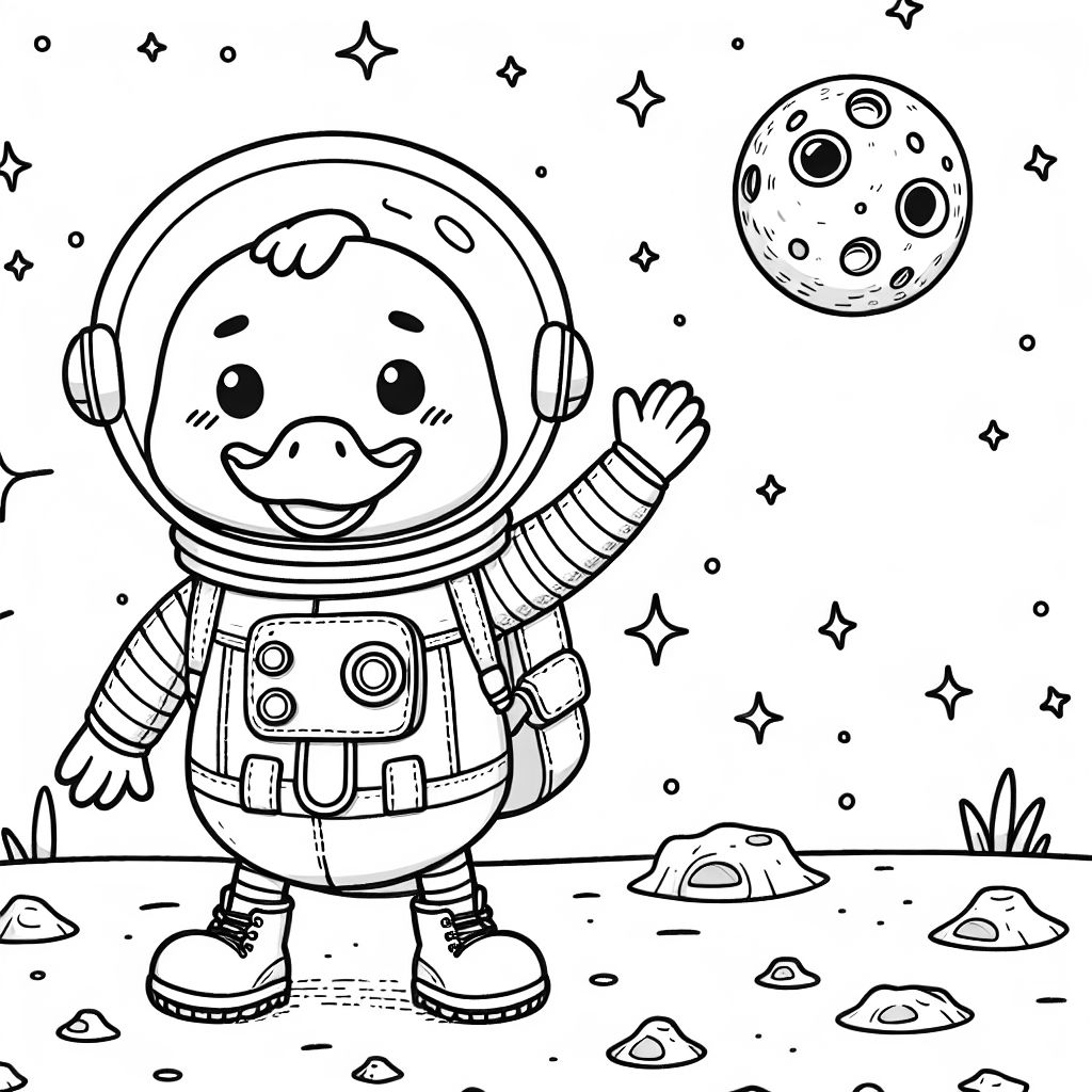 'moon landing' Coloring Pages | bubbely