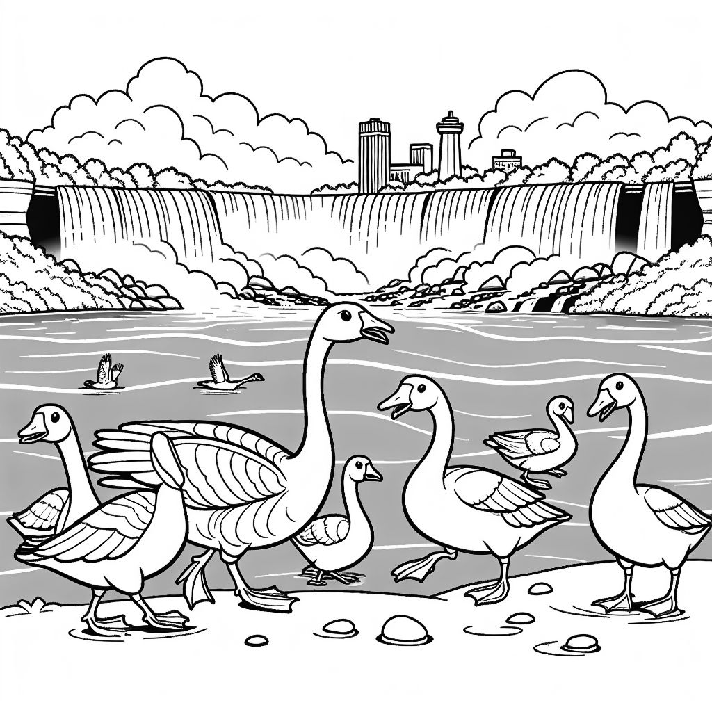 Coloring Pages Of Niagara Falls [2025]