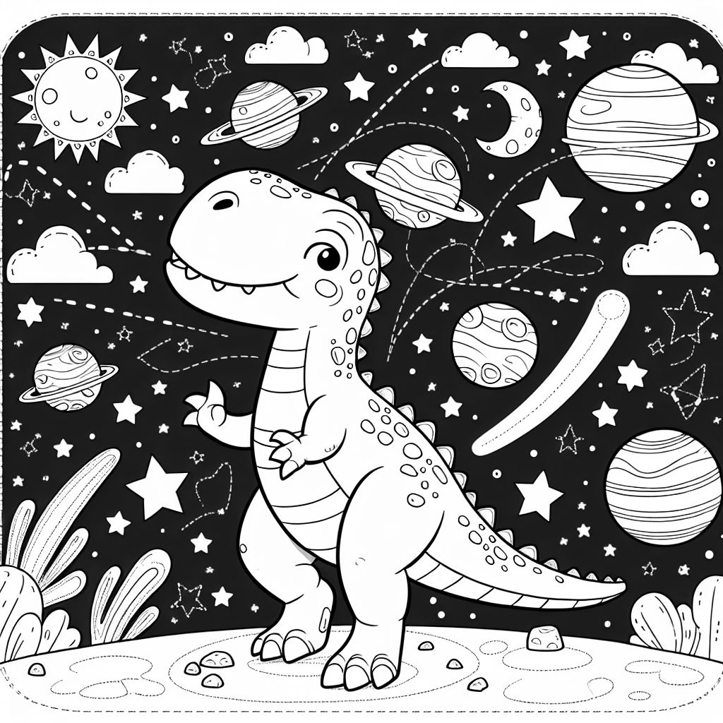 'outer space' Coloring Pages | bubbely
