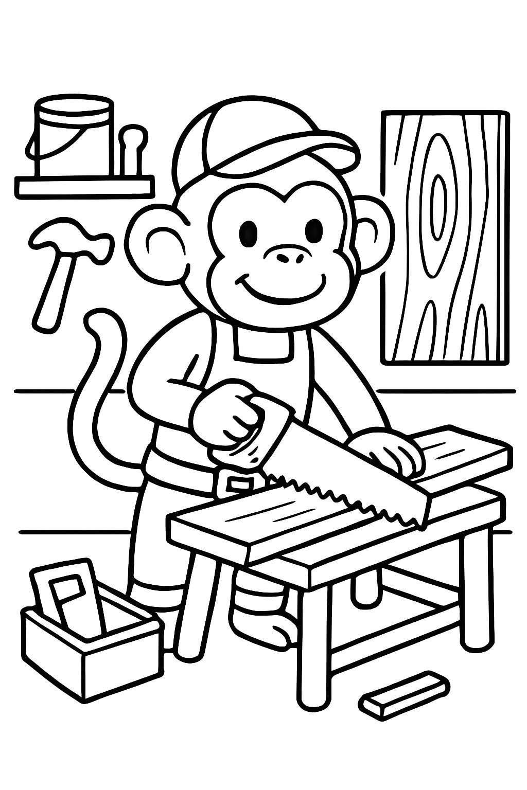 'workshop' Coloring Pages | bubbely