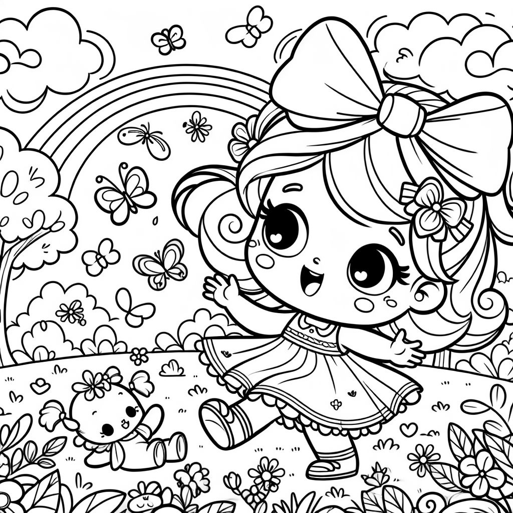 'Izzy' Coloring Pages | bubbely
