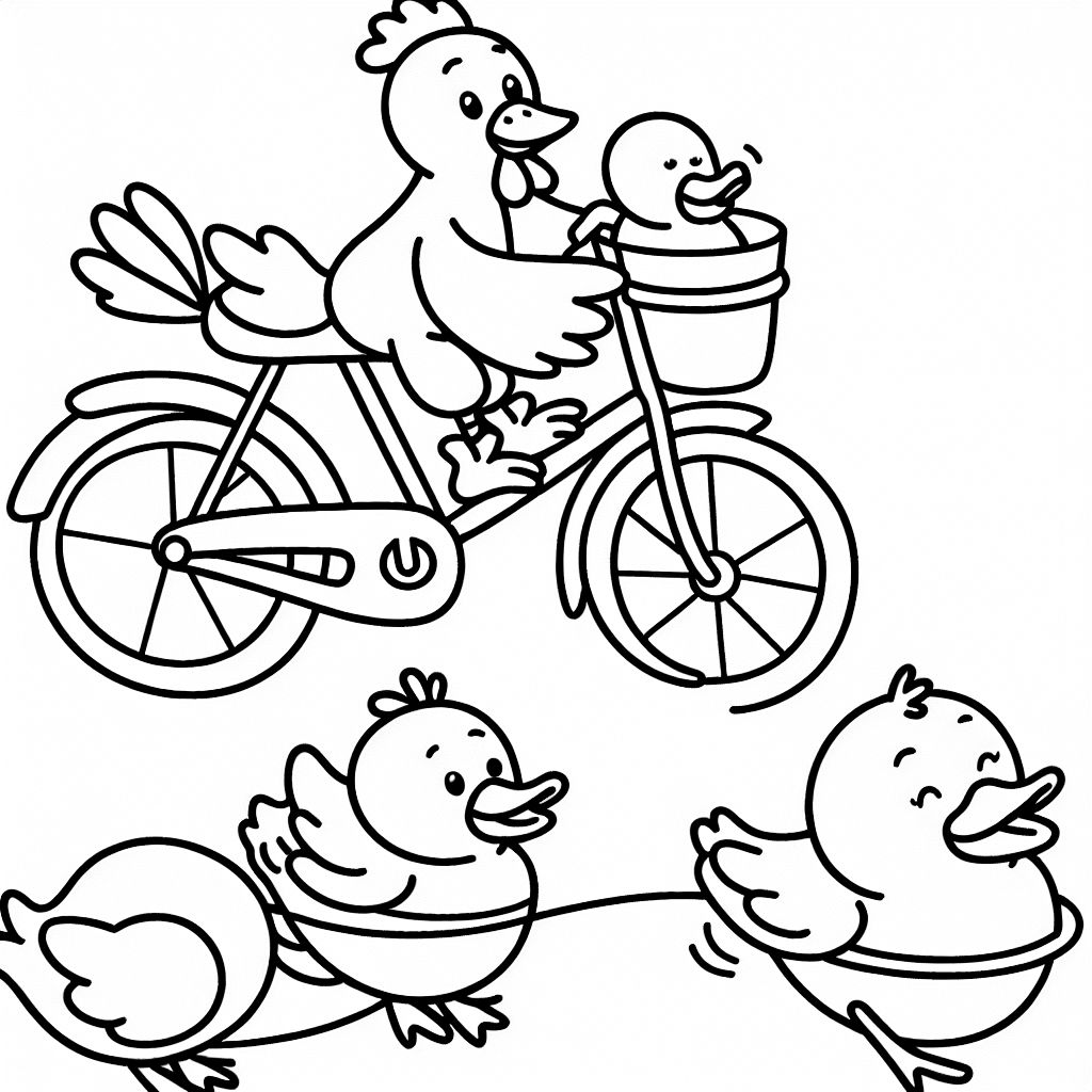 'tandem' Coloring Pages | bubbely